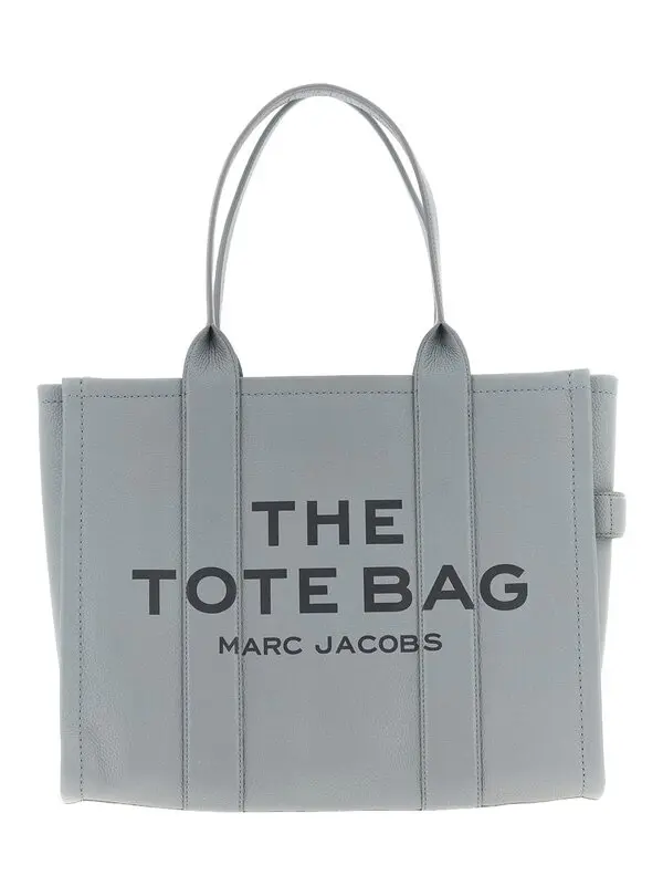 Marc Jacobs Leather Large Tote - Gray