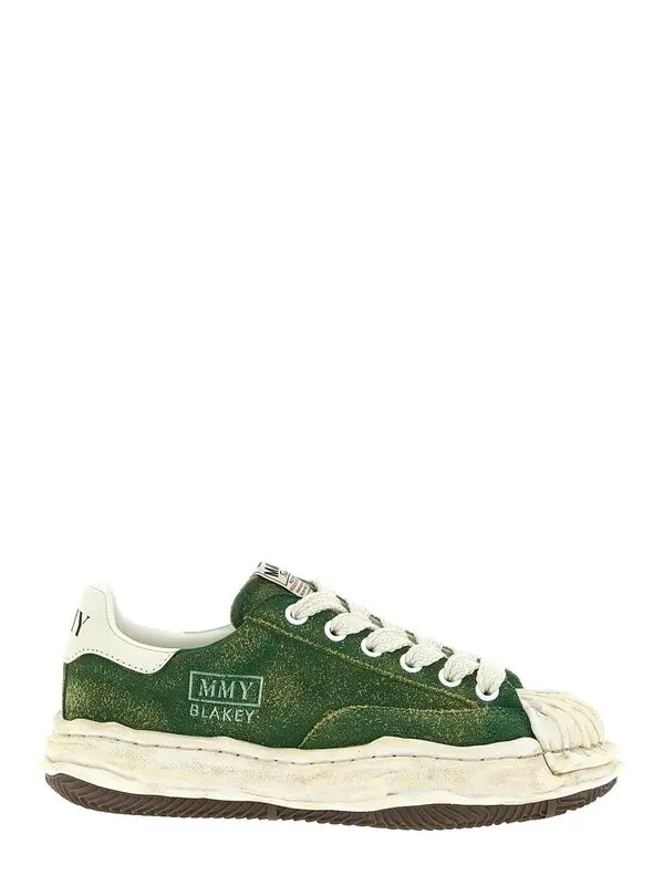 Mihara Yasuhiro Blakey Suede Sneakers - Green