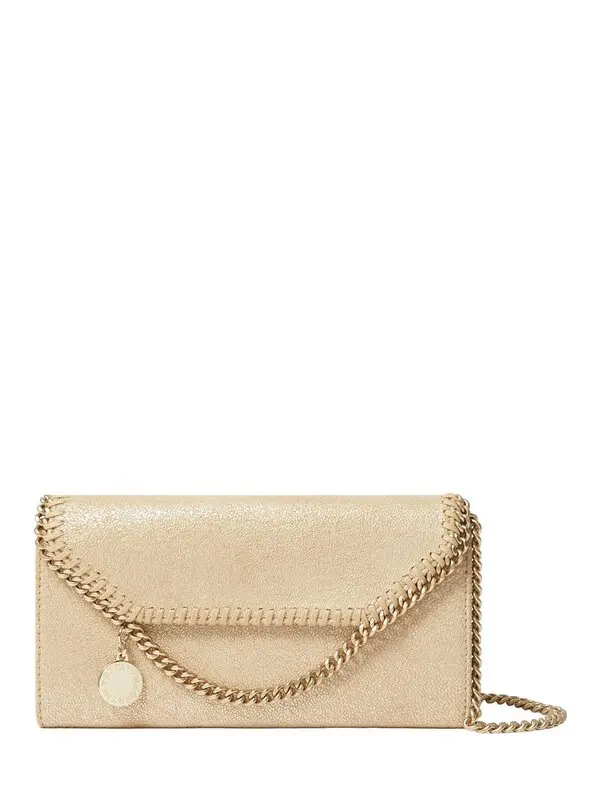 Stella McCartney Falabella Wallet-on-chain Crossbody - Gold