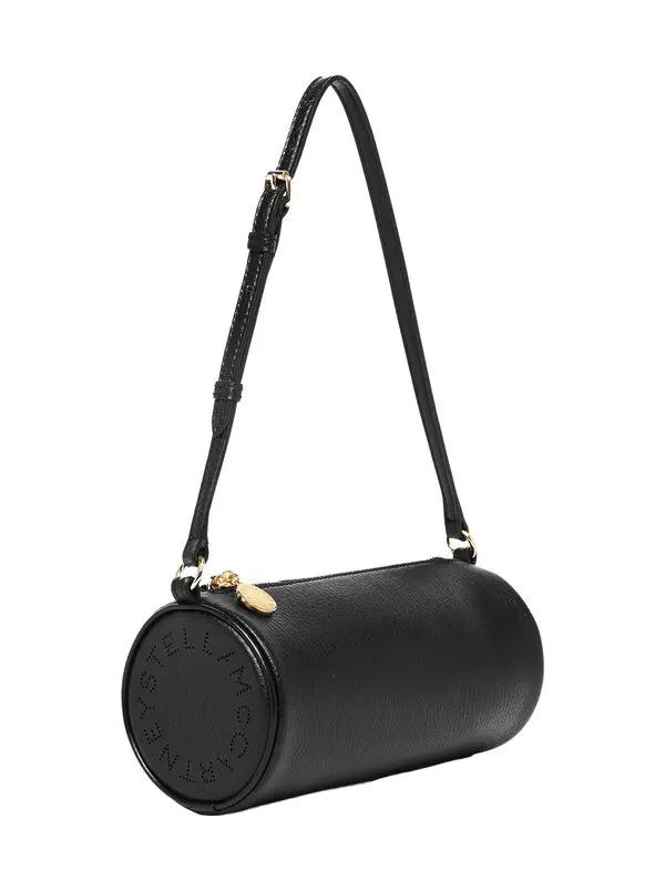 Stella McCartney Logo Bowling Shoulder Bag - Black