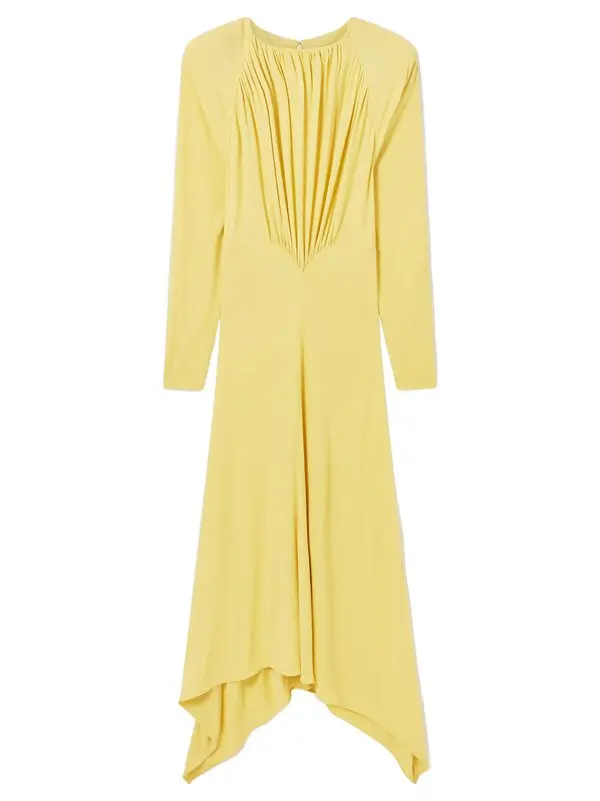Stella McCartney Pleated Maxi Dress - Mimosa
