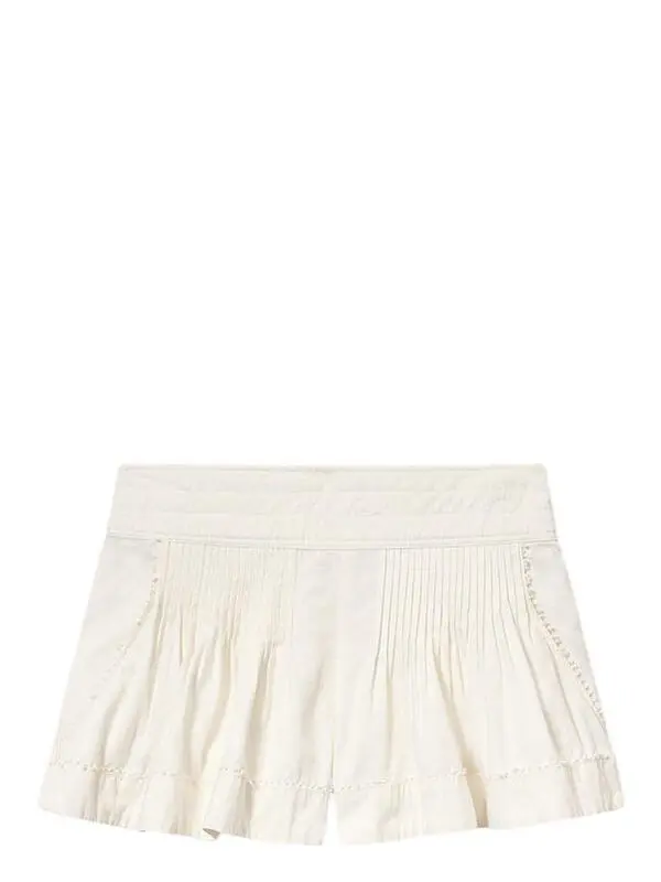 Isabel Marant Cybila Cotton Shorts - White