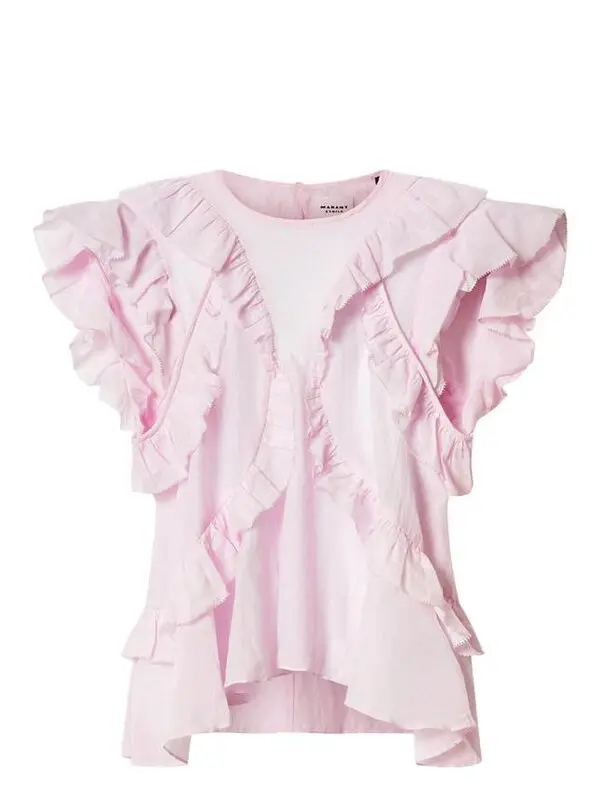 MARANT ETOILE Nalou Top - Light Pink