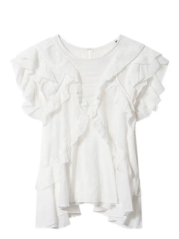 MARANT ETOILE Nalou Top - White