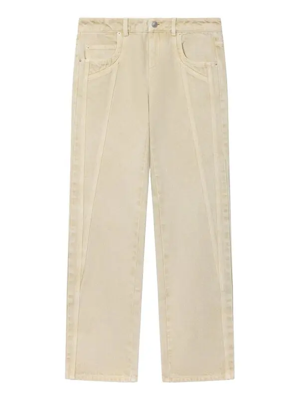 MARANT ETOILE Jaylis Bootcut Jeans - Ecru