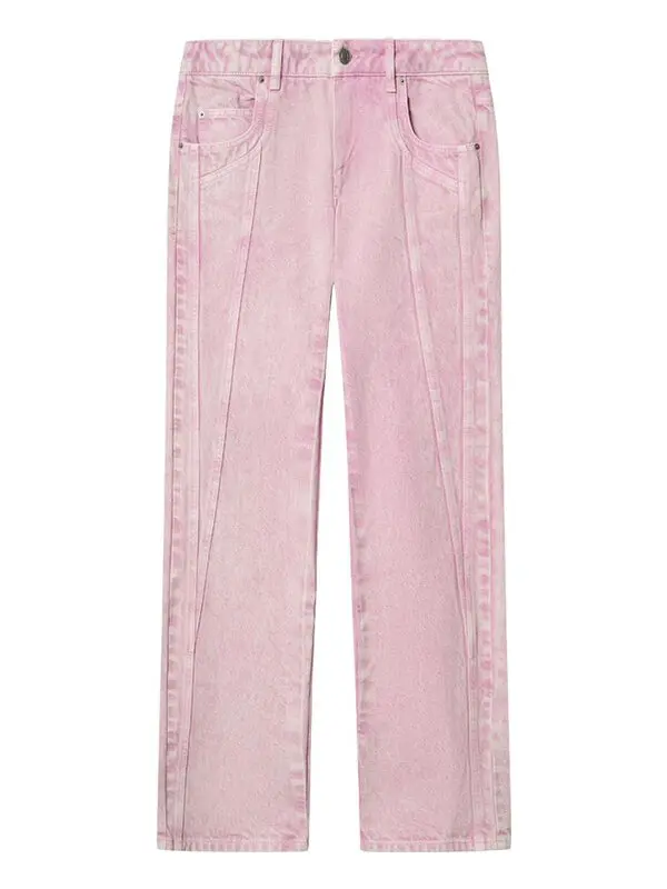 MARANT ETOILE Jaylis Bootcut Jeans - Pink
