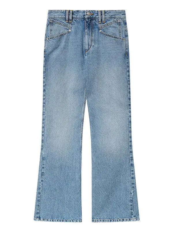 Isabel Marant Belvia Bootcut Jeans - Light Blue