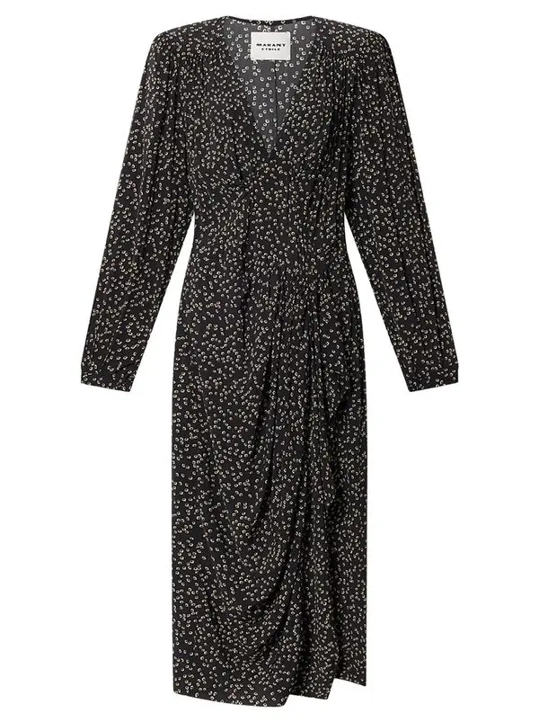 MARANT ETOILE Daylia Midi Dress - Black
