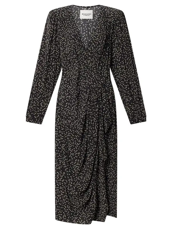 MARANT ETOILE Daylia Midi Dress - Black