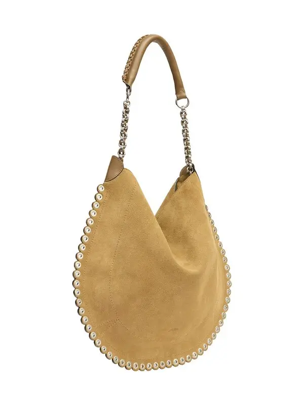 Isabel Marant Oskan Hobo Soft Shoulder Bag - Sand
