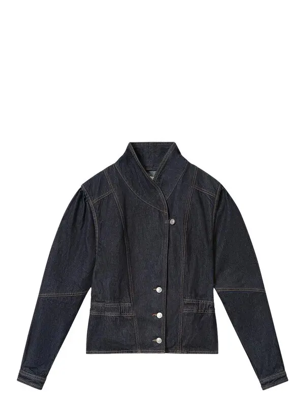 Isabel Marant Dolie Denim Jacket - Dark Midnight