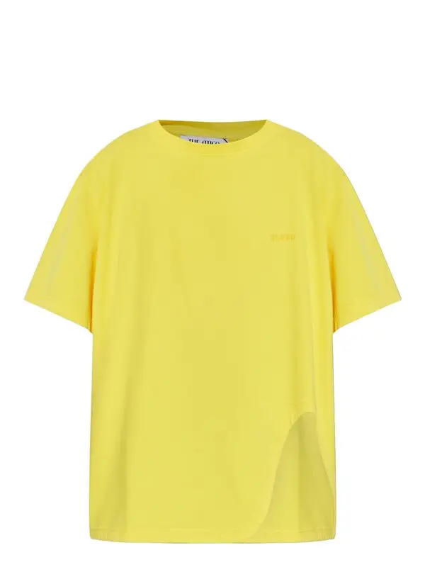 Attico Logo T-shirt - Yellow