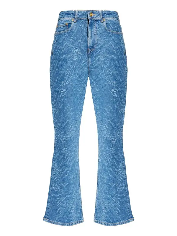 GANNI Flared Leg Jeans - Blue