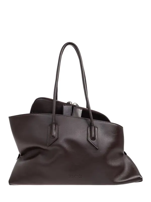 Attico La Passeggiata Medium Shopper Bag - Brown