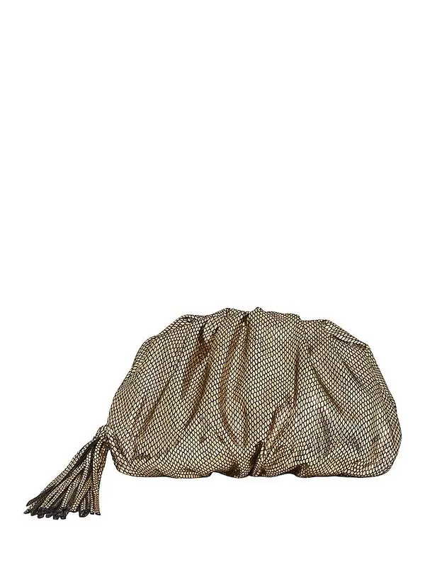 Rebecca Minkoff Ruched Clutch - Gold