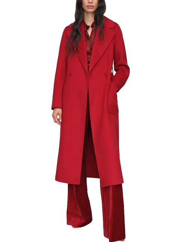 REISS Petite Lucia Coat - Red