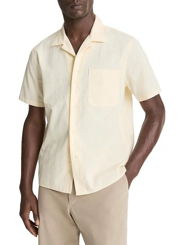 Vince Printed Short Sleeve Camp Shirt - Meadowlark