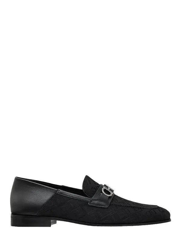 FERRAGAMO Biarritz Hybrid Loafers - Nero
