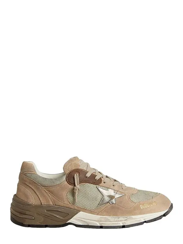 Golden Goose Running Dad Sneakers - Beige Silver