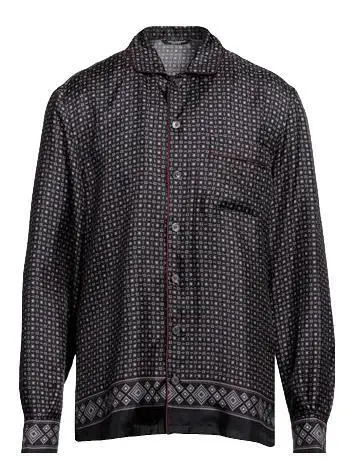 Dolce & Gabbana Shirt Midnight Size Silk - Blue