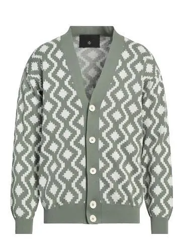 FILIPPO DE LAURENTIIS Cotton Cardigan - Sage Green