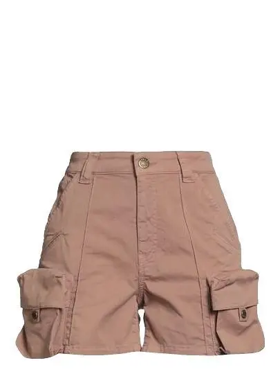 Pinko Denim Cargo Shorts - Beige