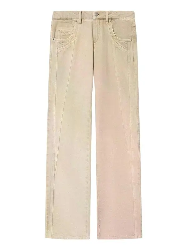 MARANT ETOILE Jaylis Five-pocket Jeans - Neutrals