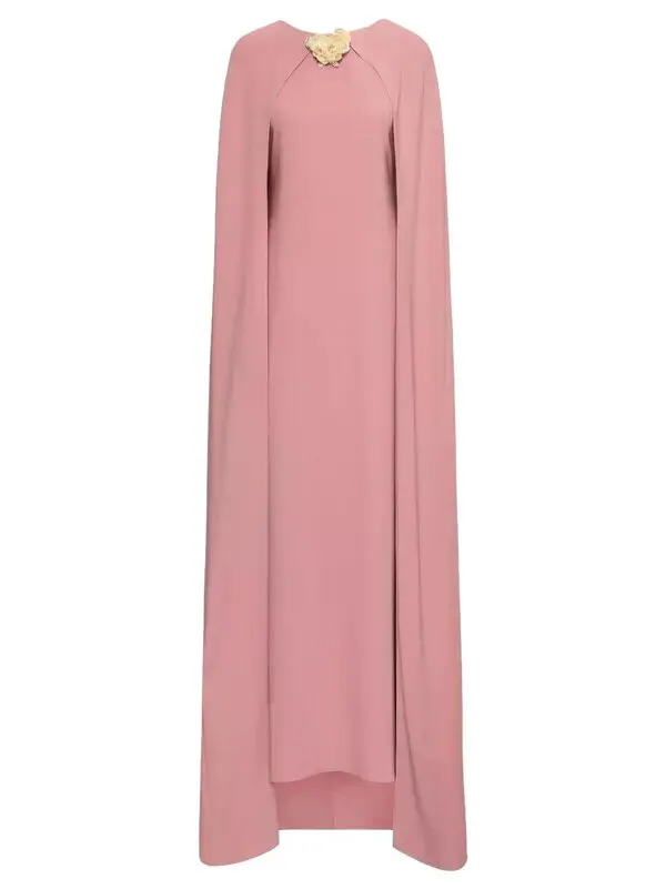 Oscar De La Renta Crew-neck Maxi Dress - Pink