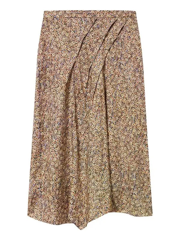 Isabel Marant Caciamain Midi Skirt - Neutrals