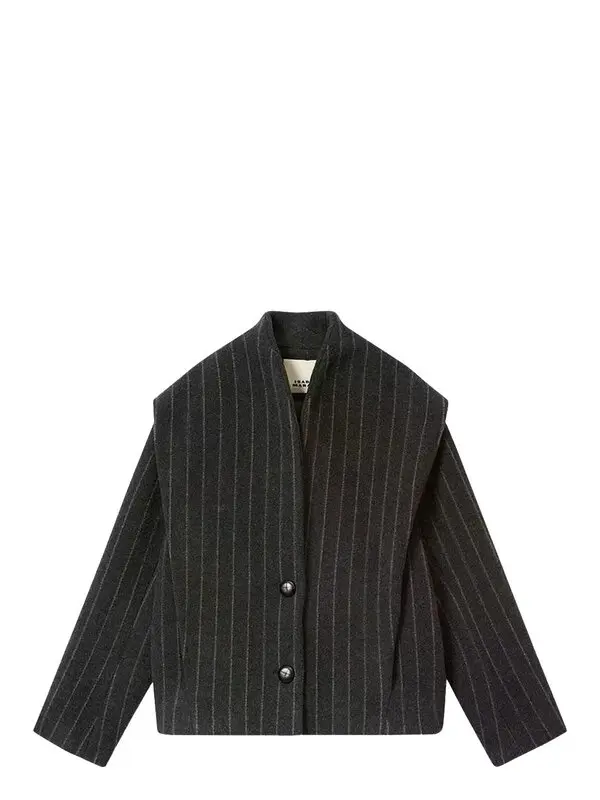 Isabel Marant Dyogo Pinstripe Jacket - Grey