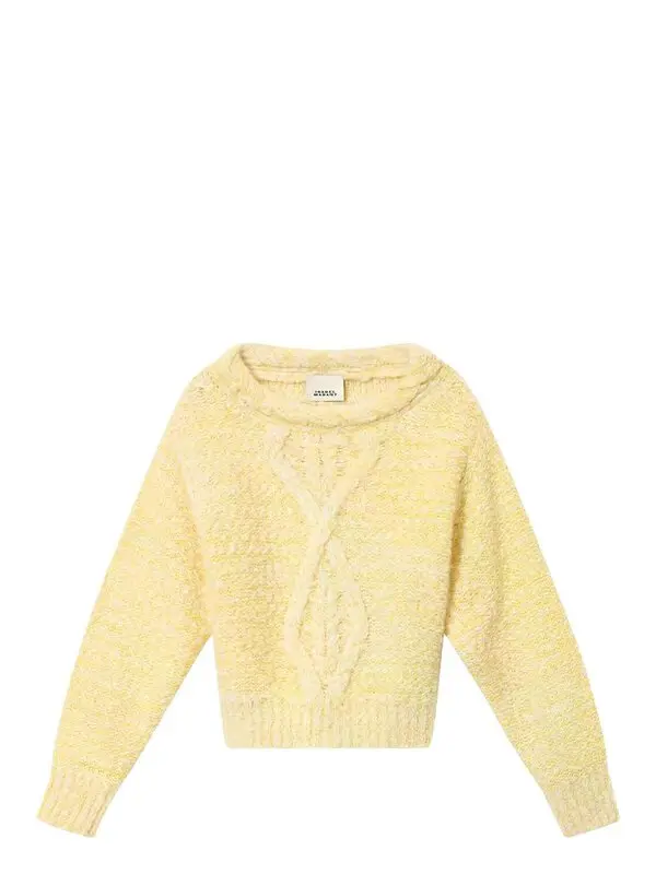 Isabel Marant Dorota Cable-knit Sweater - Yellow