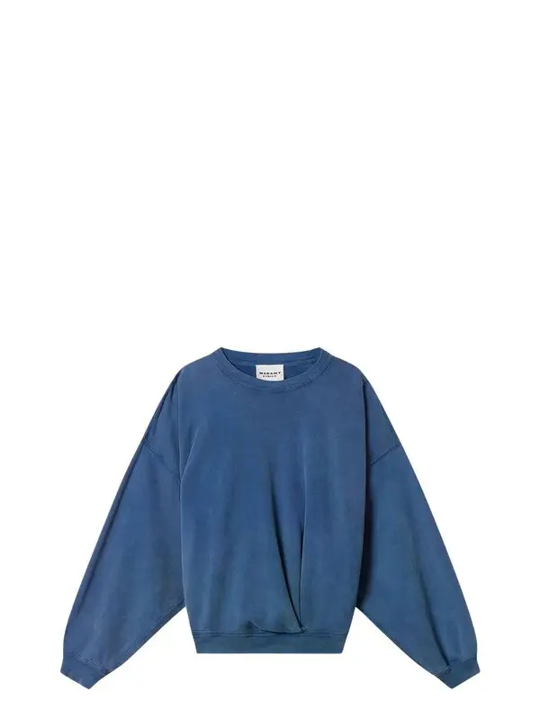 MARANT ETOILE Sauria Embroidered Sweatshirt - Blue