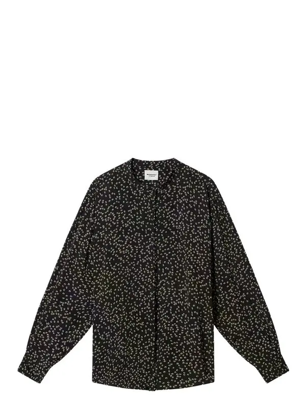 MARANT ETOILE Catchell Printed Shirt - Black