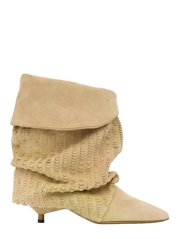 Isabel Marant Edrik Laser-cut Boots - Neutrals
