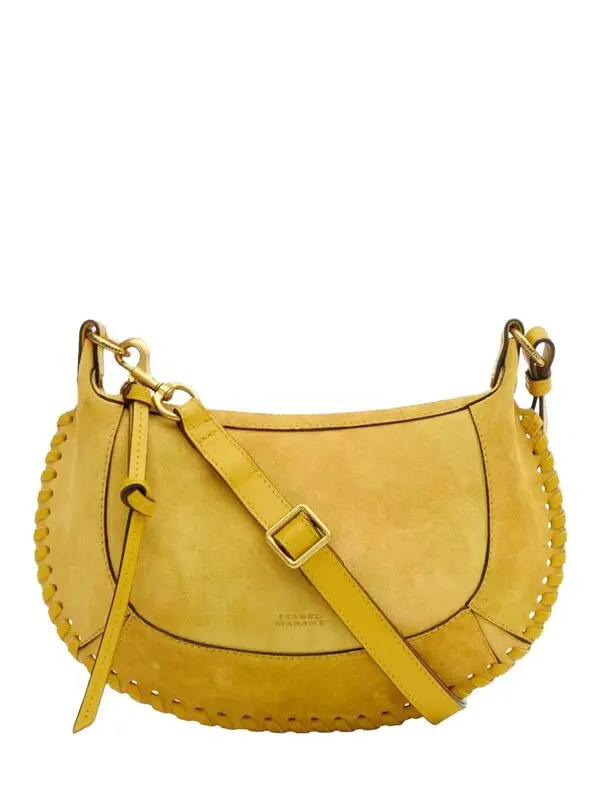Isabel Marant Oskan Moon Leather Shoulder Bag - Yellow