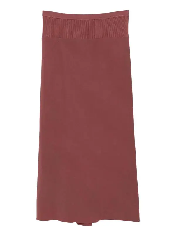 Rick Owens Bias Skirt - Red