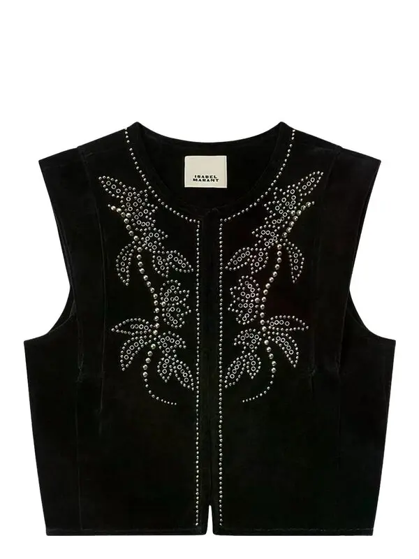 Isabel Marant Studded Gilet - Black