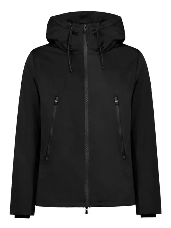 PEOPLE OF SHIBUYA Zip-fastening Hooded Jacket - Black