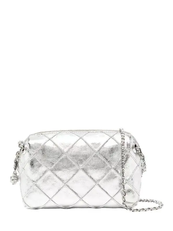 Tory Burch Fleming Mini Bag - Silver
