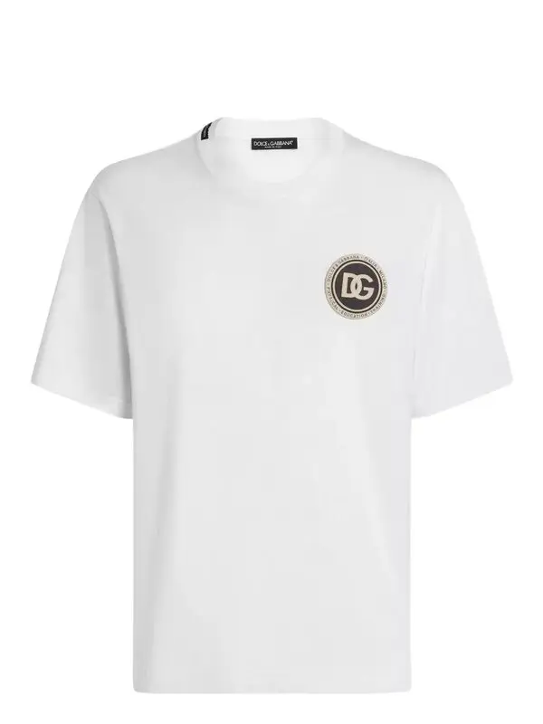Dolce & Gabbana Logo-patch T-shirt - White