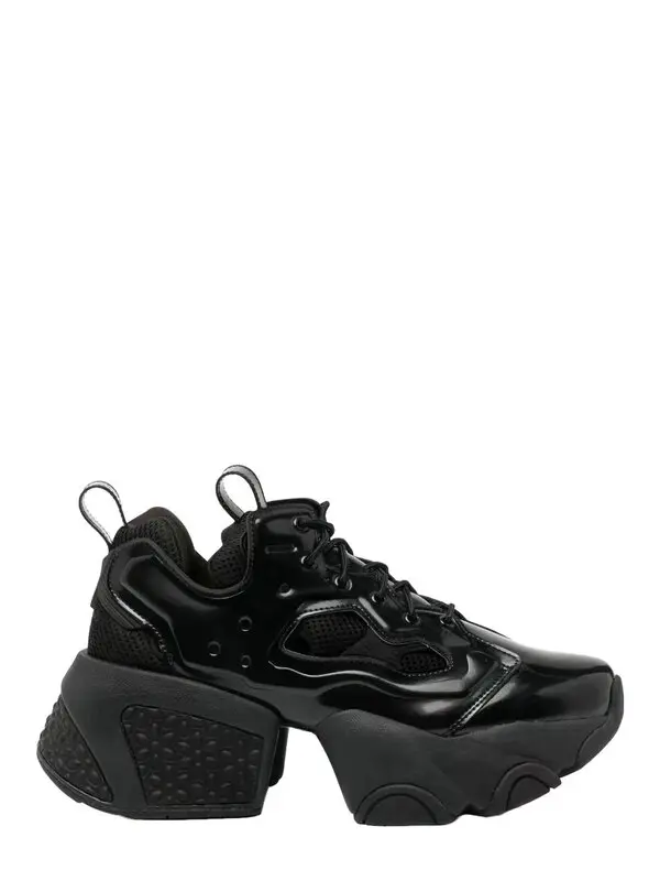 Noir Kei Ninomiya Lace-up Trainers - Black