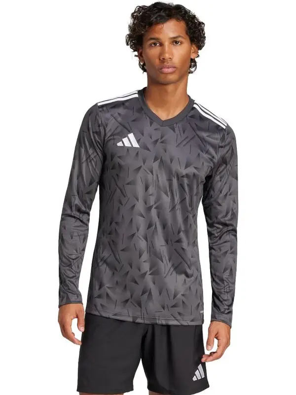 Adidas Team Icon Long Sleeve Jersey - Utility Black / Black