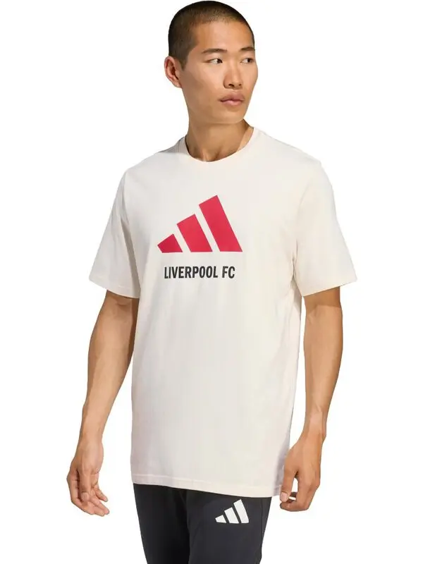 Adidas Liverpool Fc Seasonal Graphic Tee - Wonder White