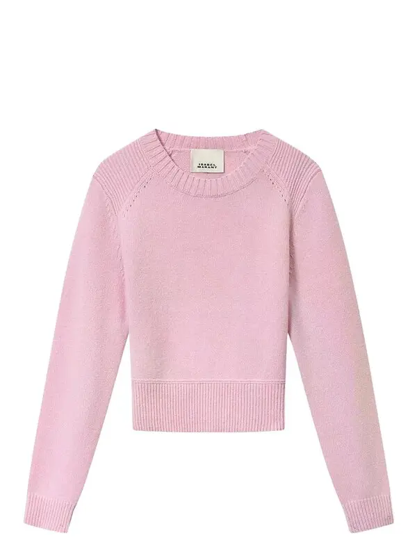Isabel Marant Ribbed Cornelia Sweater - Pink