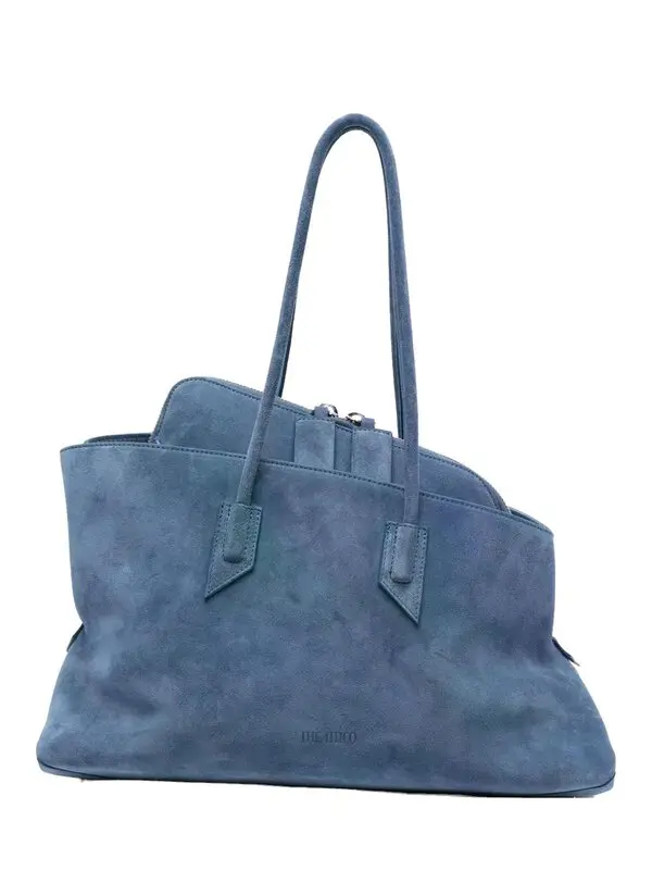 Attico La Passeggiata Suede Tote Bag - Blue