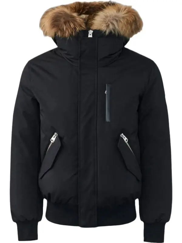 Mackage Dixon-fz 2-in-1 Nordic Tech Down Bomber - Black