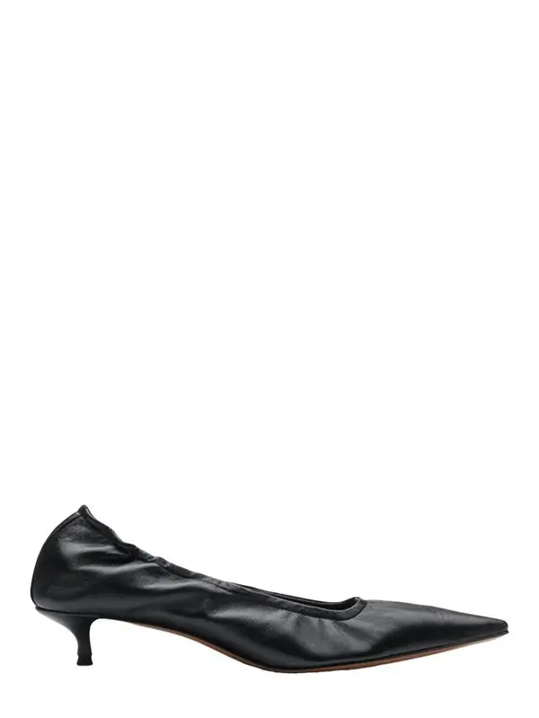 ATP ATELIER Valfurva Shiny Nappa Heels - Black