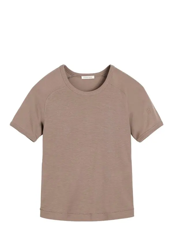 BY MALENE BIRGER Alezia Lyocell T-shirt - Chocolate