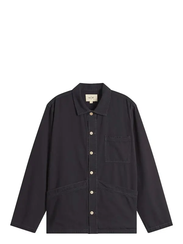 Folk Meyer Shirt Jacket - Black Herringbone