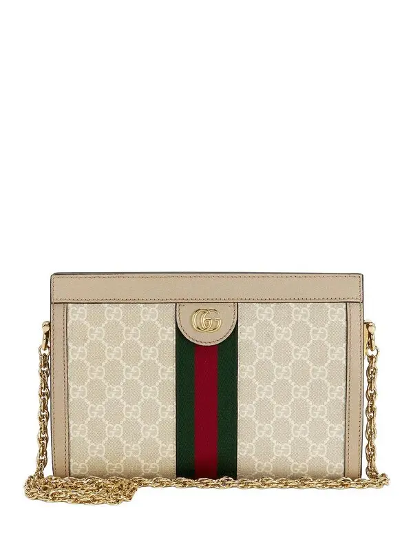 Gucci Ophidia Shoulder Bag - Beige